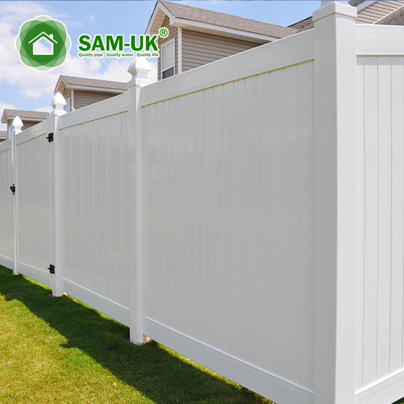 Promotional multi-functiona vinyl pvc privacy fence