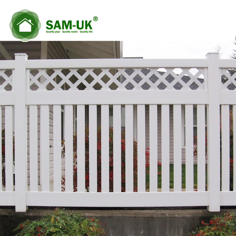 Free Standing Expandable Portable Vinyl Semi-privacy Fencing