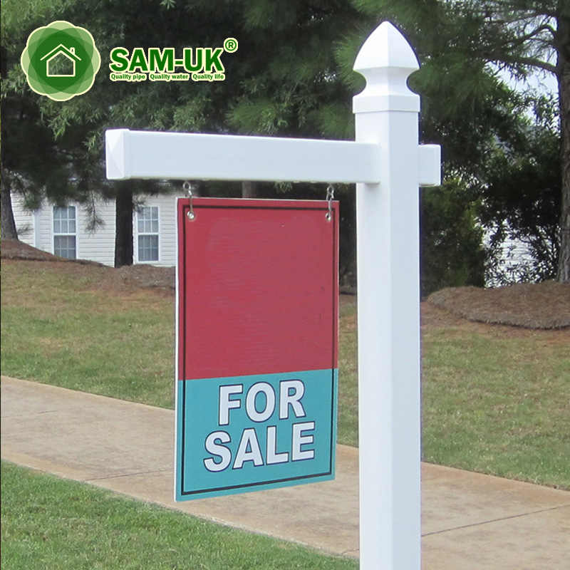 Removable House Square Vinyl Sign Post from China manufacturer - SAM-UK