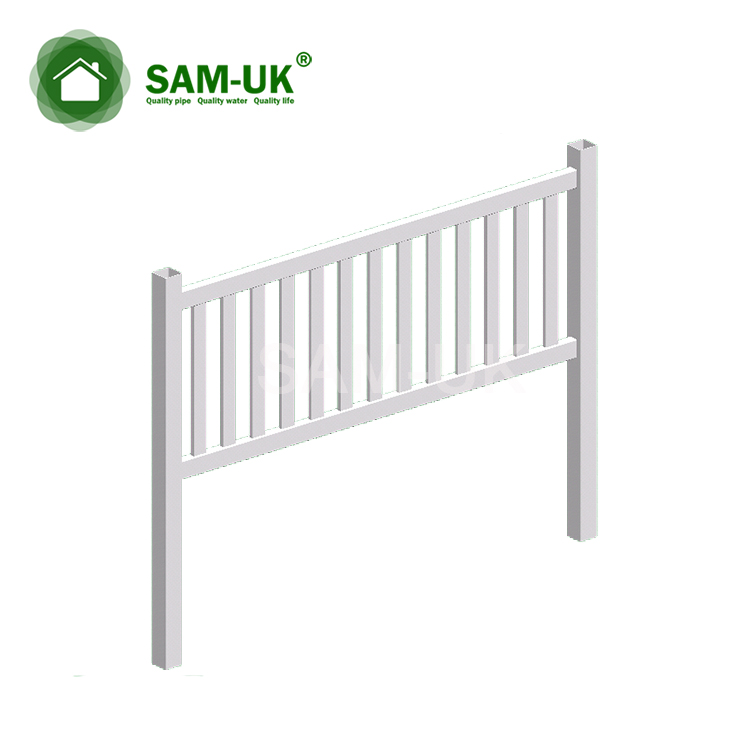 Vinyl Slats Panel Privacy Fence Pvc Plastic Picket Fence