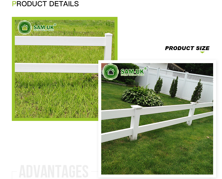 Portable Farm Fence Of Pvc Vinyl Equine Fence