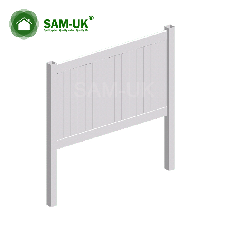 Easy To Install Decorative Pvc Vinyl Privacy Panel