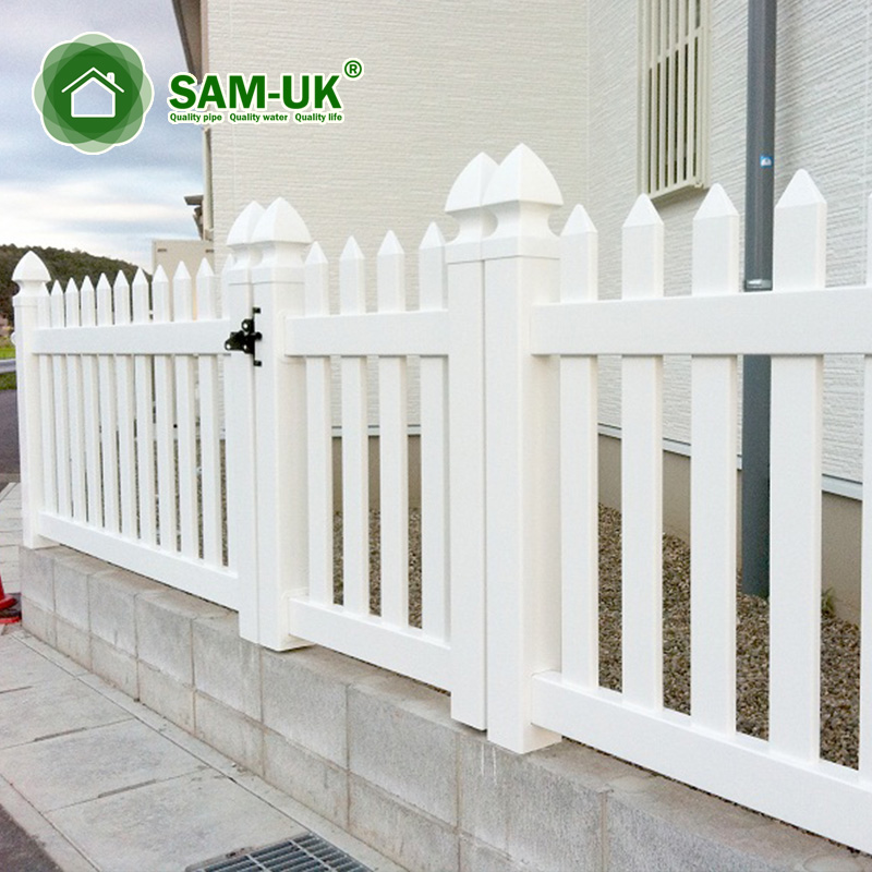 Free Standing Expandable Portable Pvc garden gate