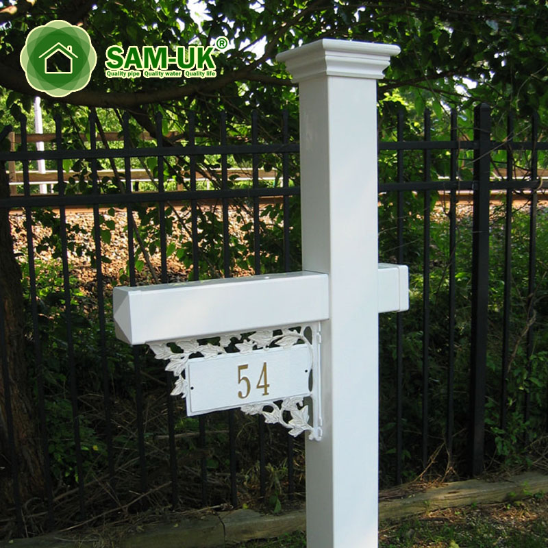 White Free Standing Vinyl Real Estate Sign Post from China manufacturer ...